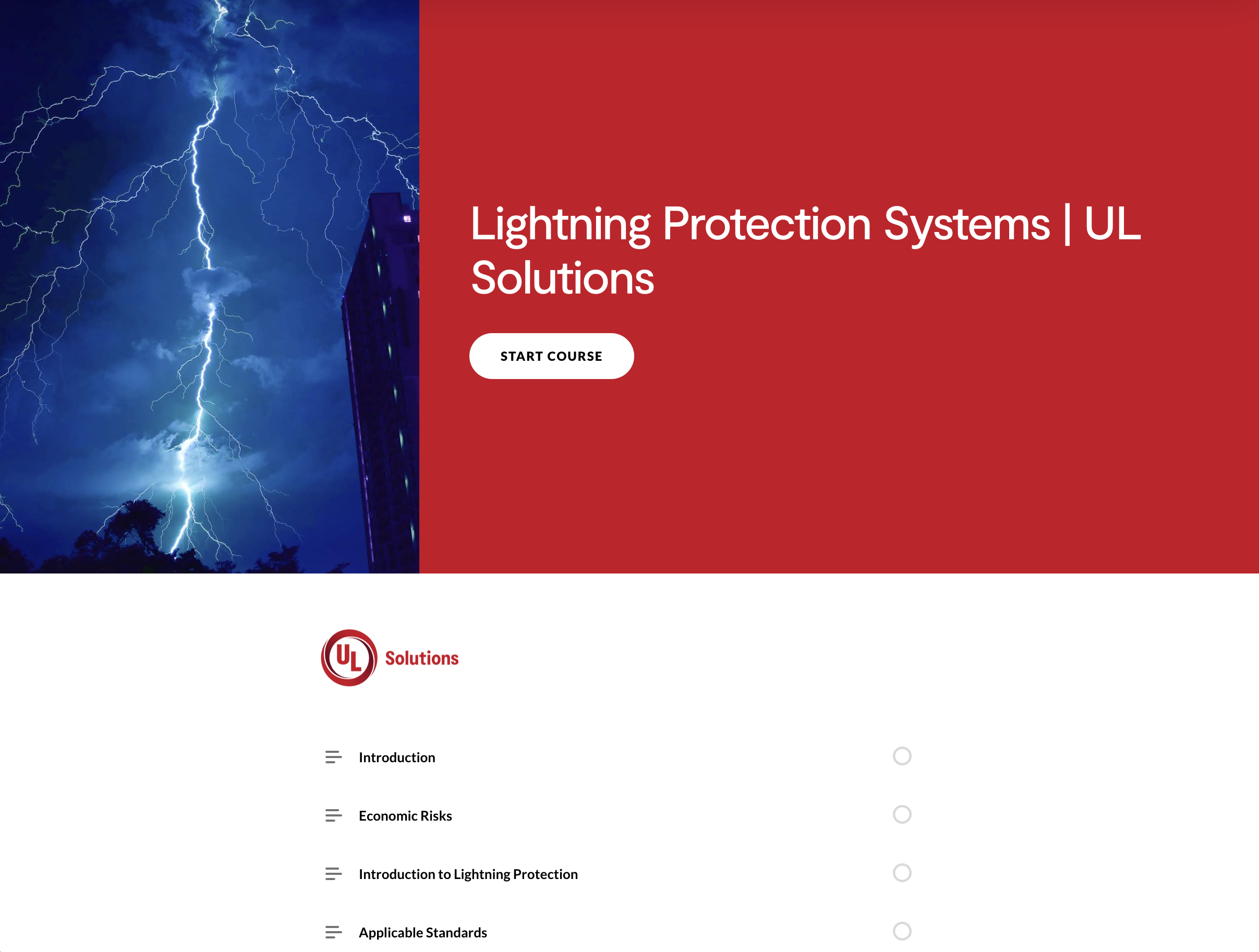 UL Lightning Protection Systems E-Learning – The Farthest Pixel